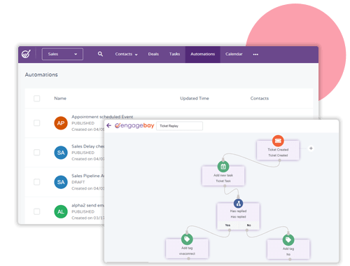 SaaS CRM Software with Marketing Automation | EngageBay CRM