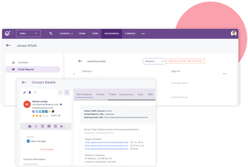 Sales CRM Software with Advanced Automation | EngageBay CRM